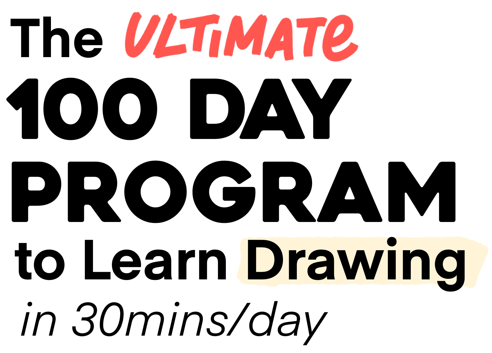 Learn to Draw in 100 days - Drawing Camp - Keshart