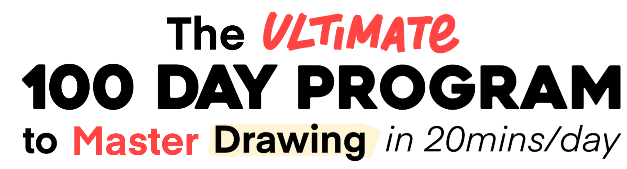 Learn to Draw in 100 Days - Drawing Camp