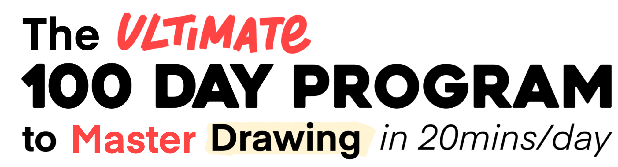 Learn to Draw in 100 Days - Drawing Camp