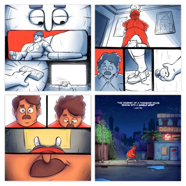 How I Make Mini Comics - Keshart