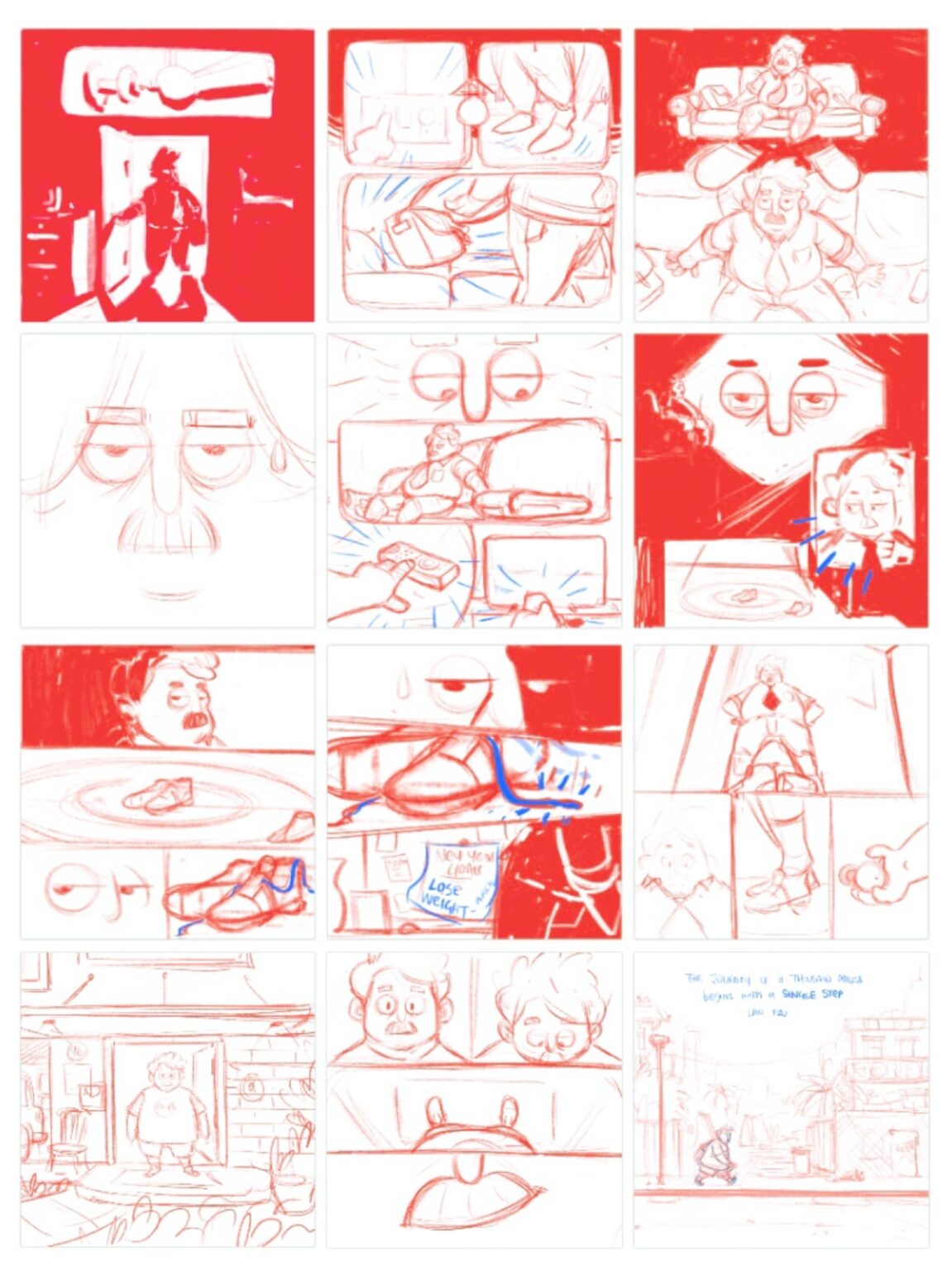 How I Make Mini Comics - Keshart